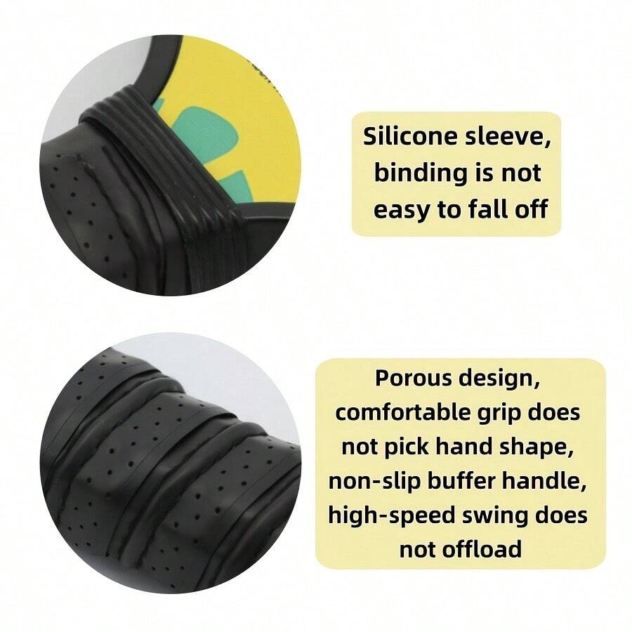 Pick Racket Set, Two Pick Rackets, Four 40 Hole Pick Balls, Free ...