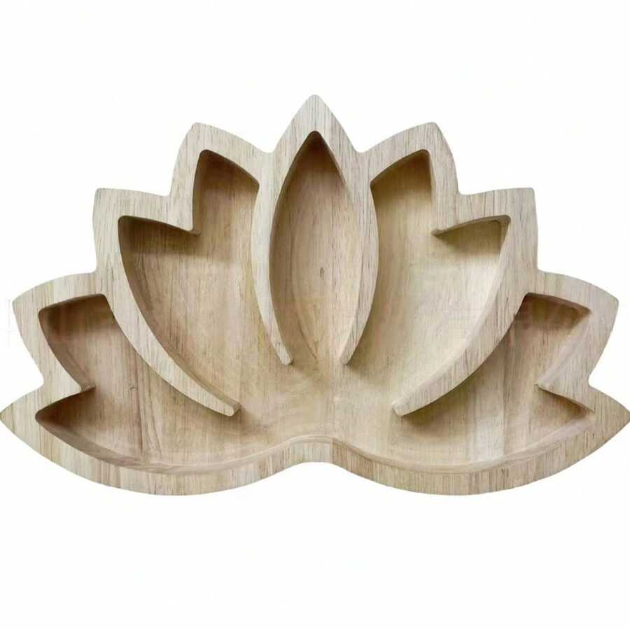1pc Lotus Flower Crystal Tray, For Displaying Stones - Showcase Your ...