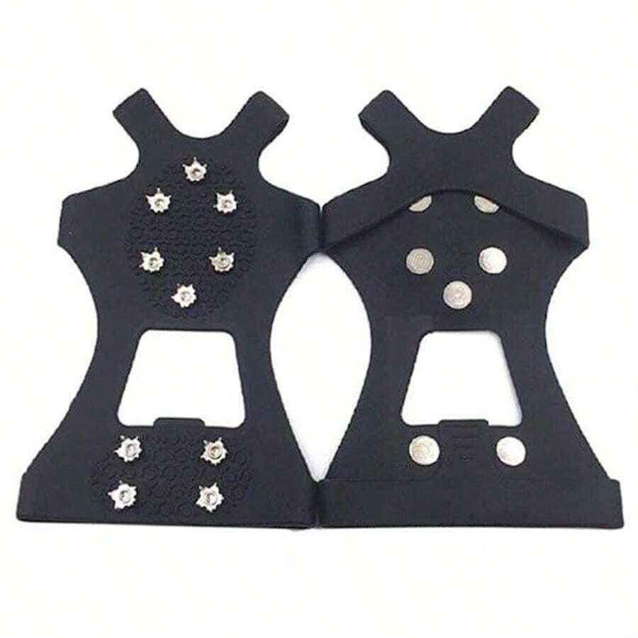 Outdoor Ice Claw Anti Slip Shoe Cover, Hiking Boots, 10 Tooth Sole Nail ...