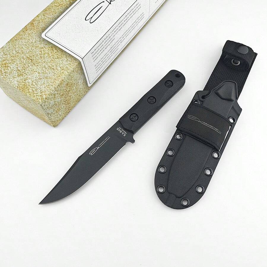 EK50 Outdoor Tactical EDC Fixed Blade 8Cr13Mov Blade Survival Camping ...