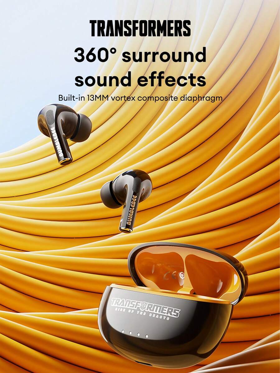 TRANSFORMERS TRANSFORMERS TF-T66 Bluetooth Earphones, High-Definition ...