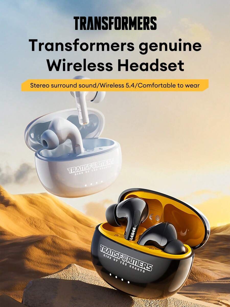 TRANSFORMERS TRANSFORMERS TF-T66 Bluetooth Earphones, High-Definition ...