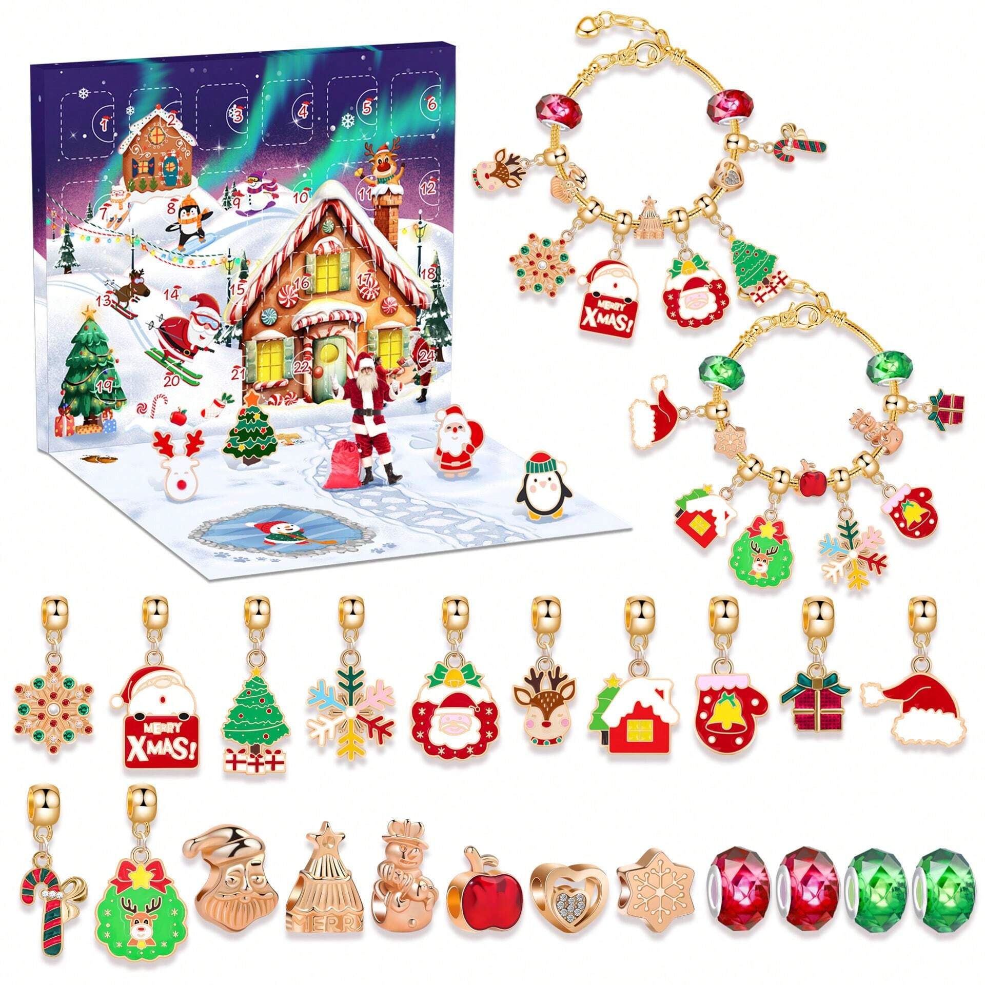 Christmas Countdown Jewelry Blind Box Gift Set Birthday for Sale ...