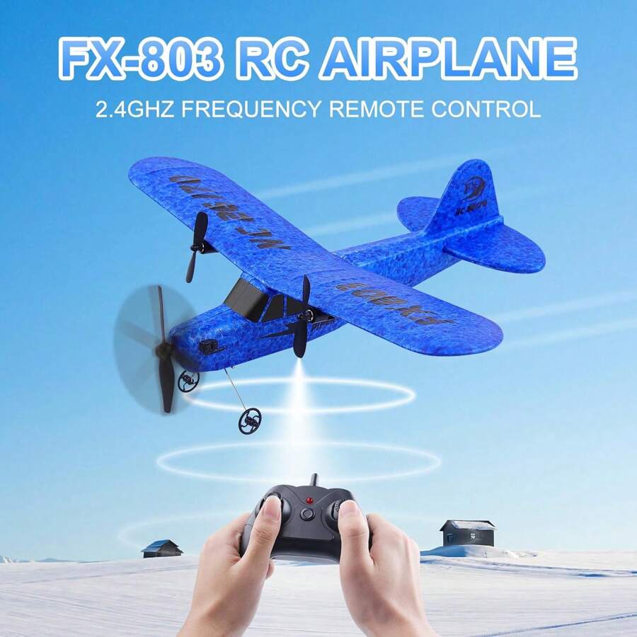 Fremego FX803 RC Plane 2.4G 2CH EPP Foam Remote Control Airplane Super ...
