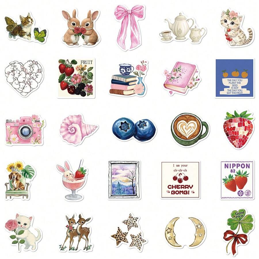 50PCS Y2k Stickers Aesthetic Stickers Stickers Pinterest Stickers Y2k Gifts Cute Stickers ...