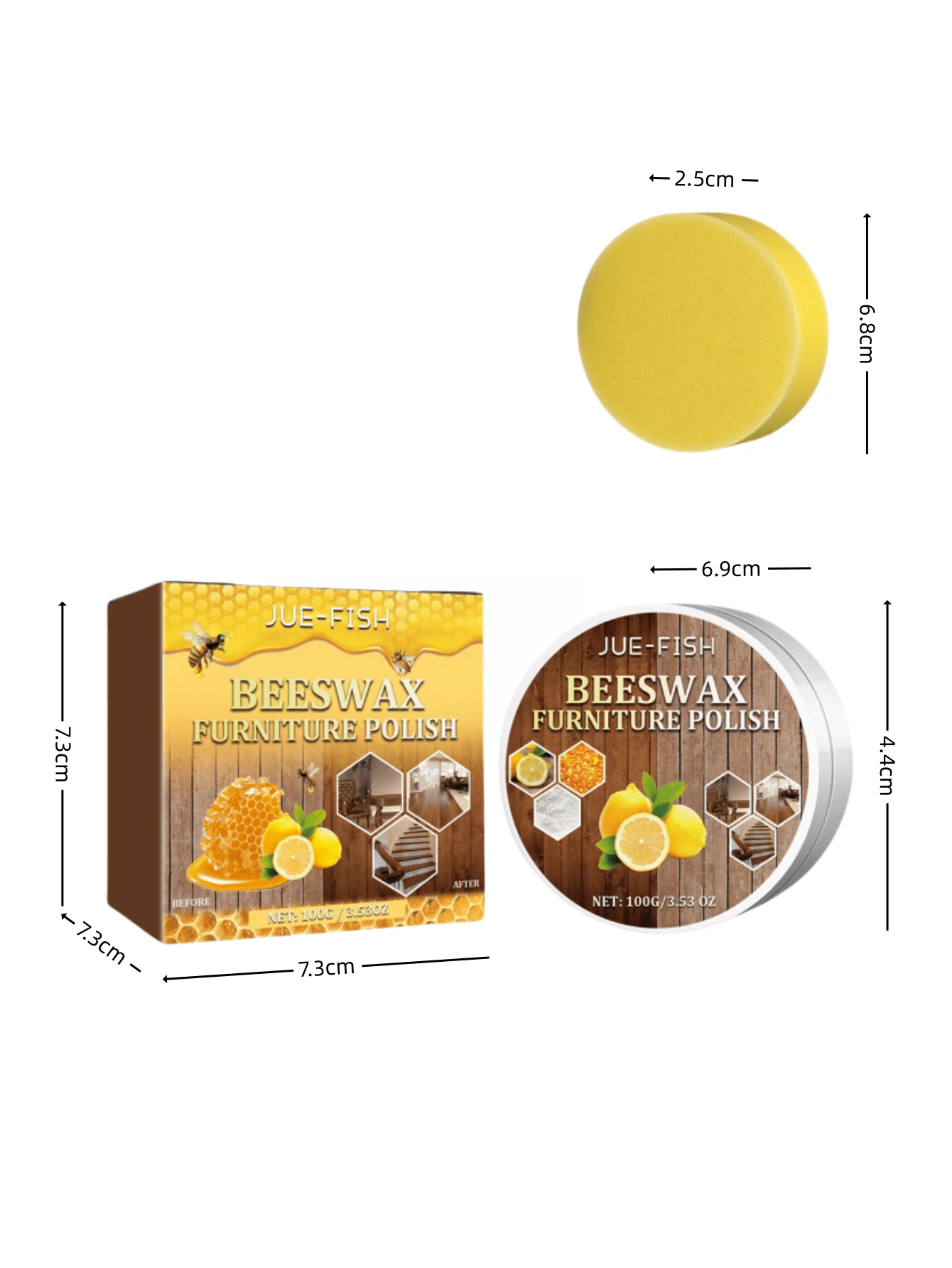 Furniture Polishing Wax Solid Wood Floor Furniture Brightening Care Wax ...