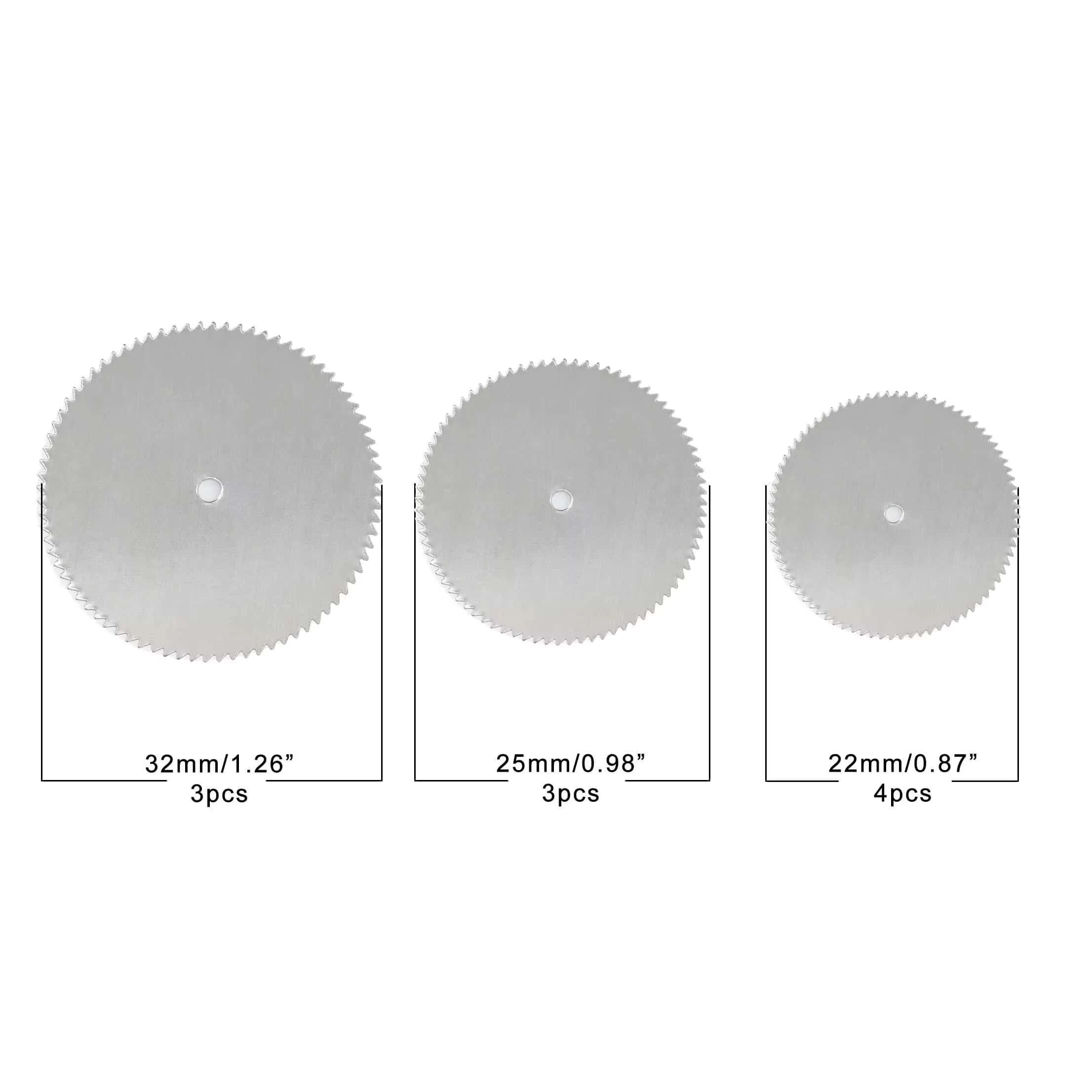 12PCS Micro Circular Saw Blade Accessory Electric Grinding Cutting Disc ...