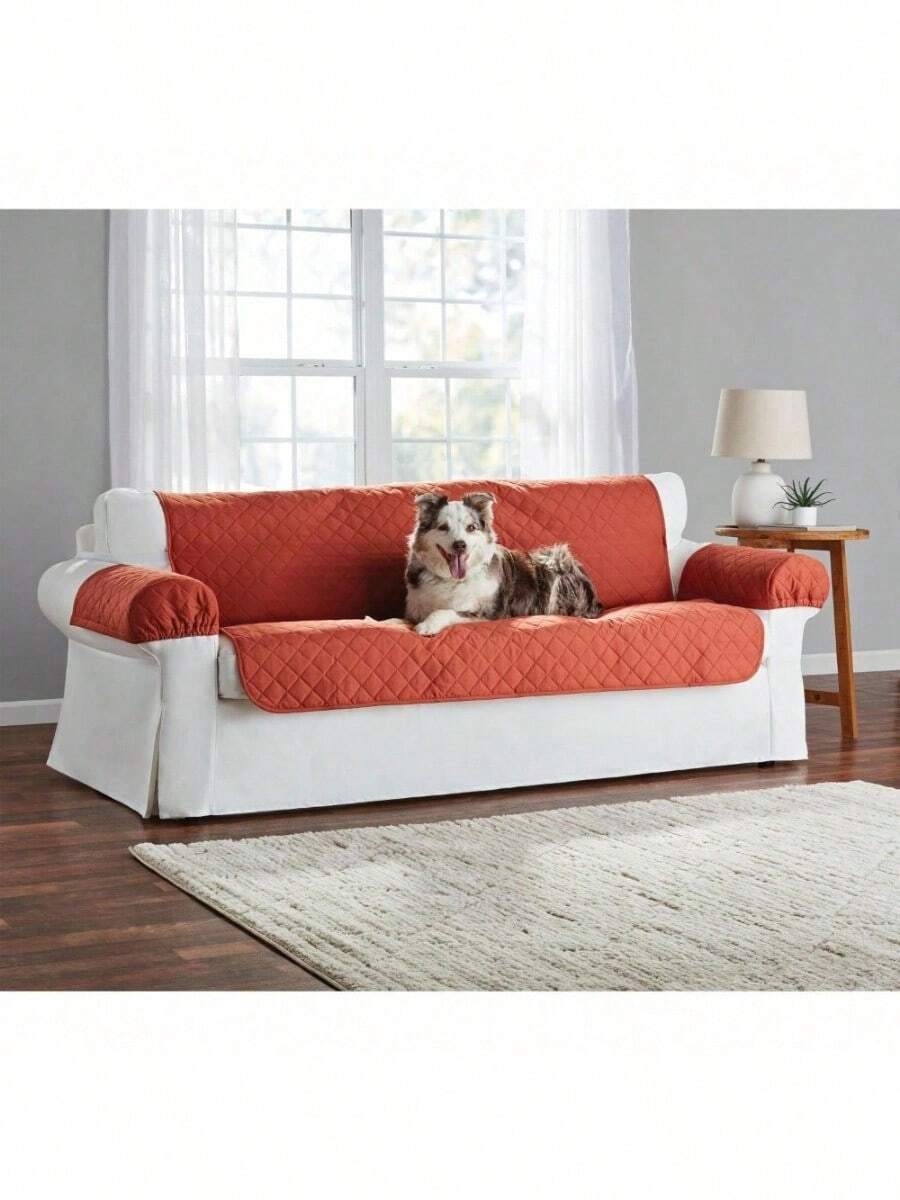 Reversible Quilted Fabric Sofa Furniture Protector, 3-Piece | SHEIN USA
