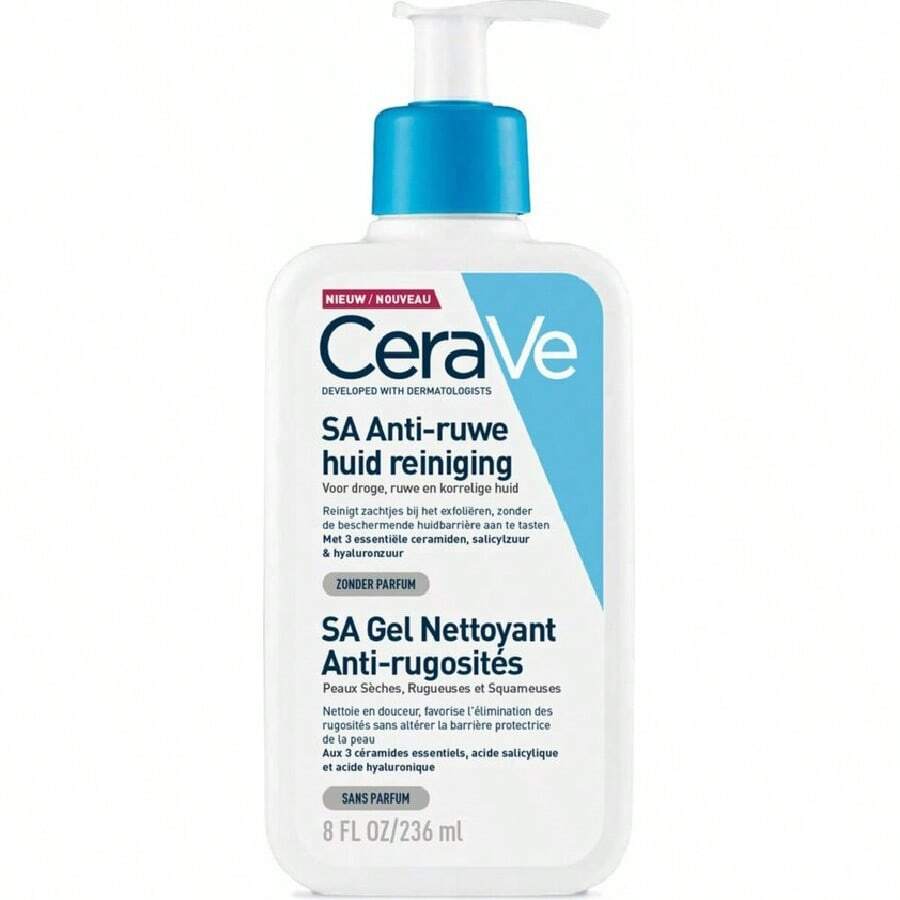 CeraVe SA Anti-Rough Skin Cleanser - For Dry To Rough Skin - With ...