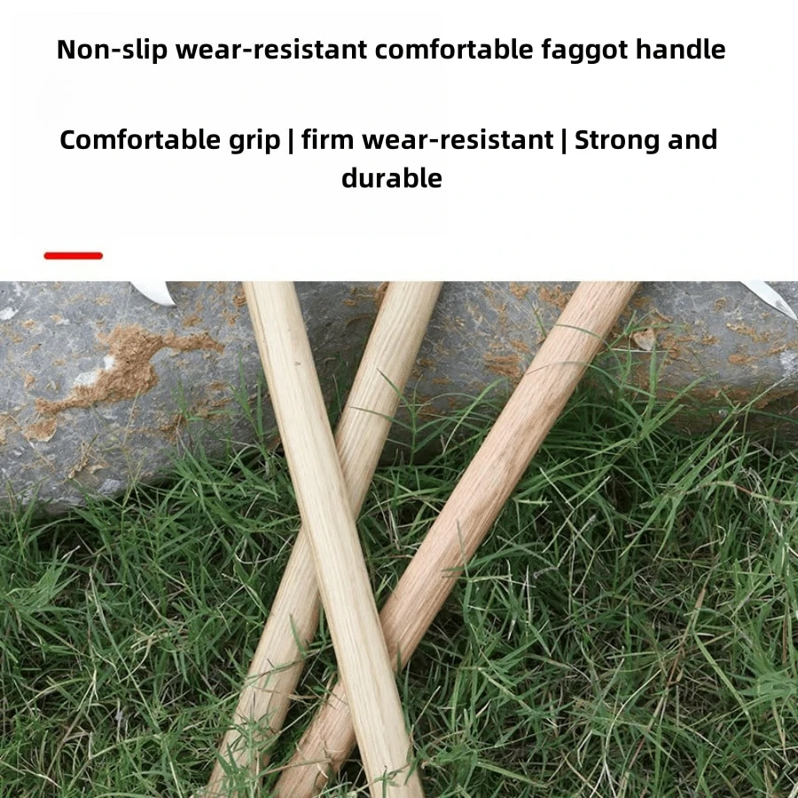 Stainless Steel Pickaxe Pick Axe Cross Pick Digging Pile Digging Roots ...