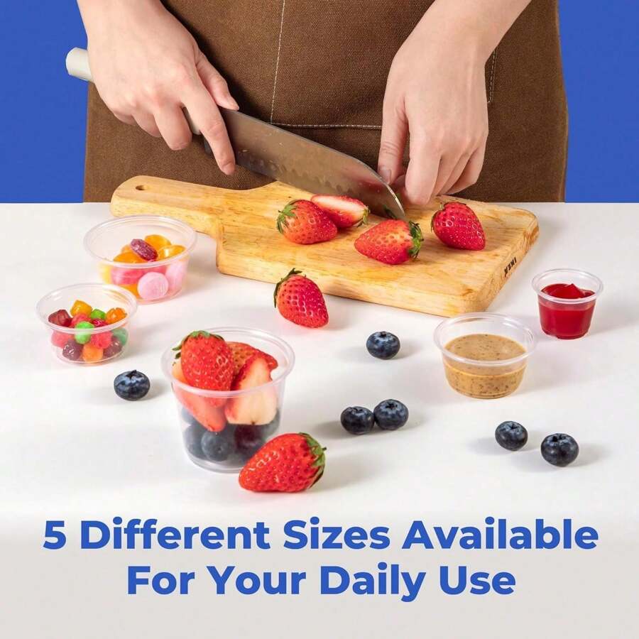 Free Condiment Cups No Lids, Disposable Jello Shots Containers, Small ...