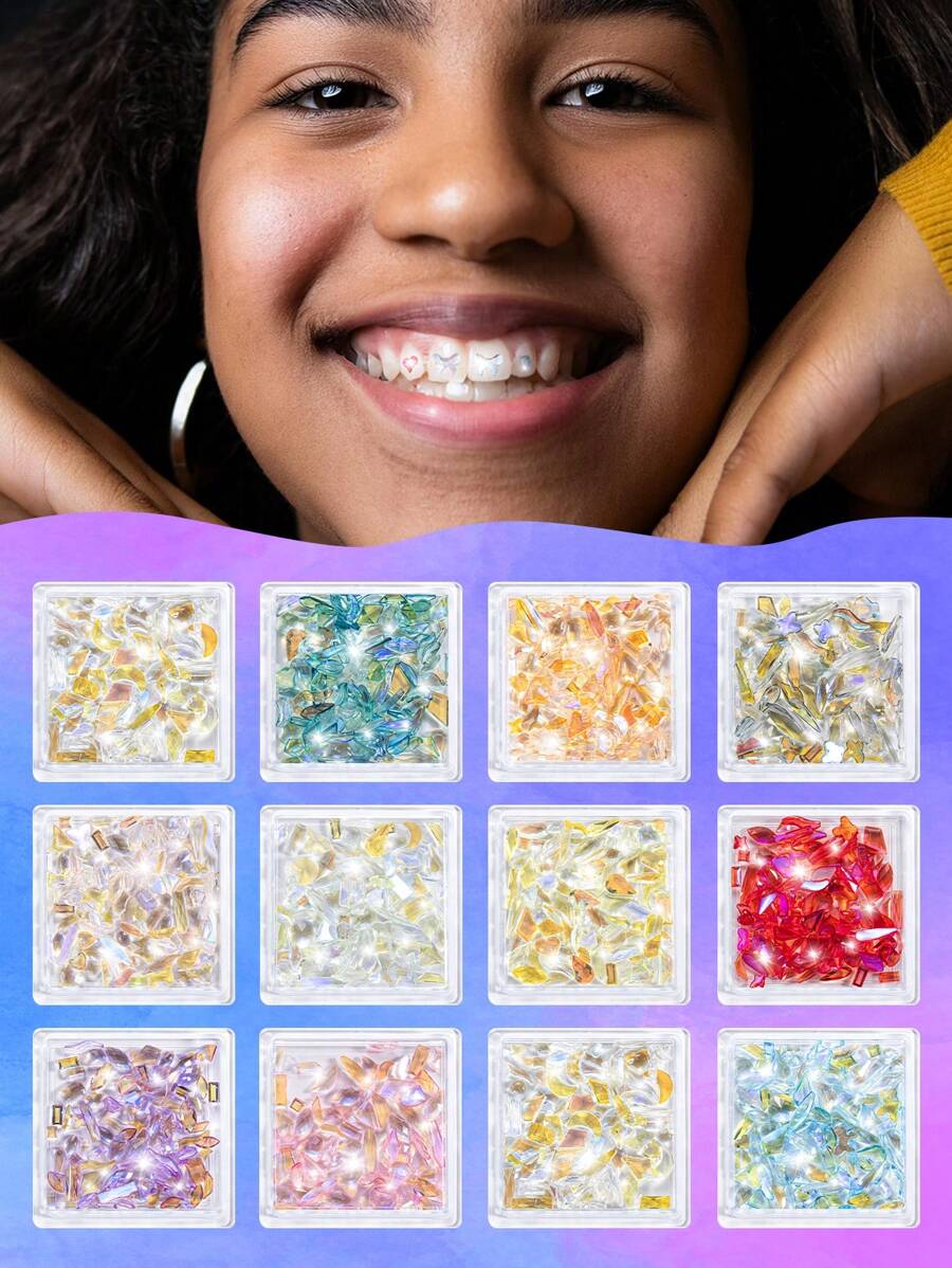 novani 100 pièces/boîte Nouveaux bijoux dentaires à forme spéciale avec ...