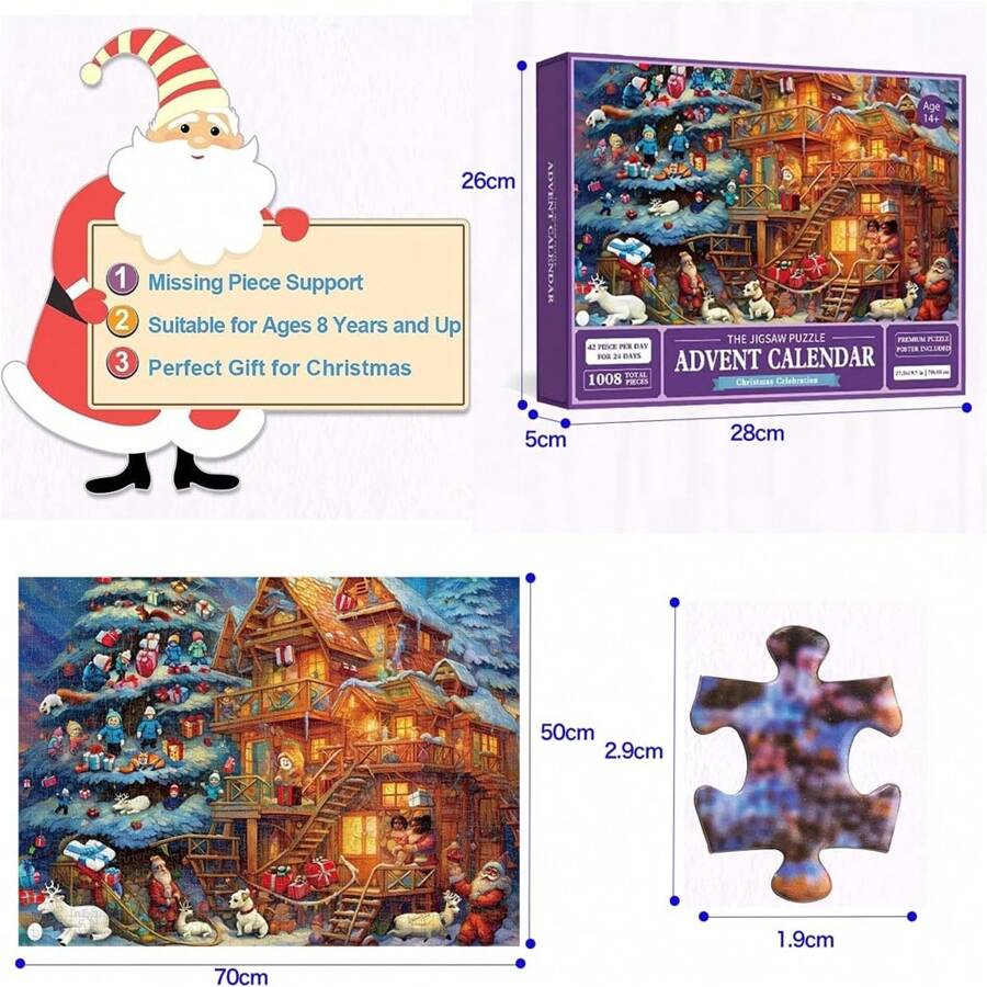 Puzzle Advent Calendar 2024 - Christmas Advent Calendar 2024, Advent ...