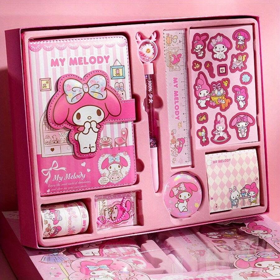 Sanrio Sanrio Kuromi Stationery Set: Cute Character Notebooks, Stickers ...