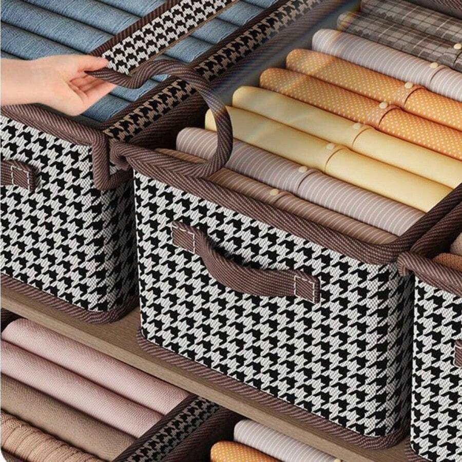 Multi-Color Lidded Steel Frame Collapsible Storage Box, Foldable Home ...