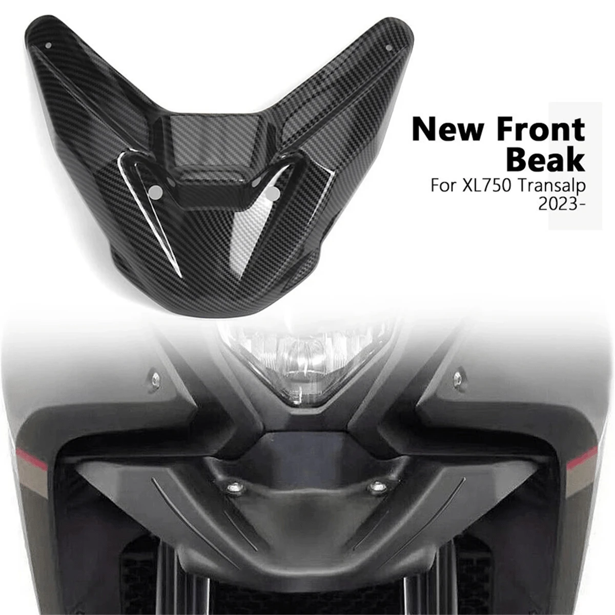 Motorcycle Front Beak Wheel Nose Extension Cover For XL 750 TRANSALP ...