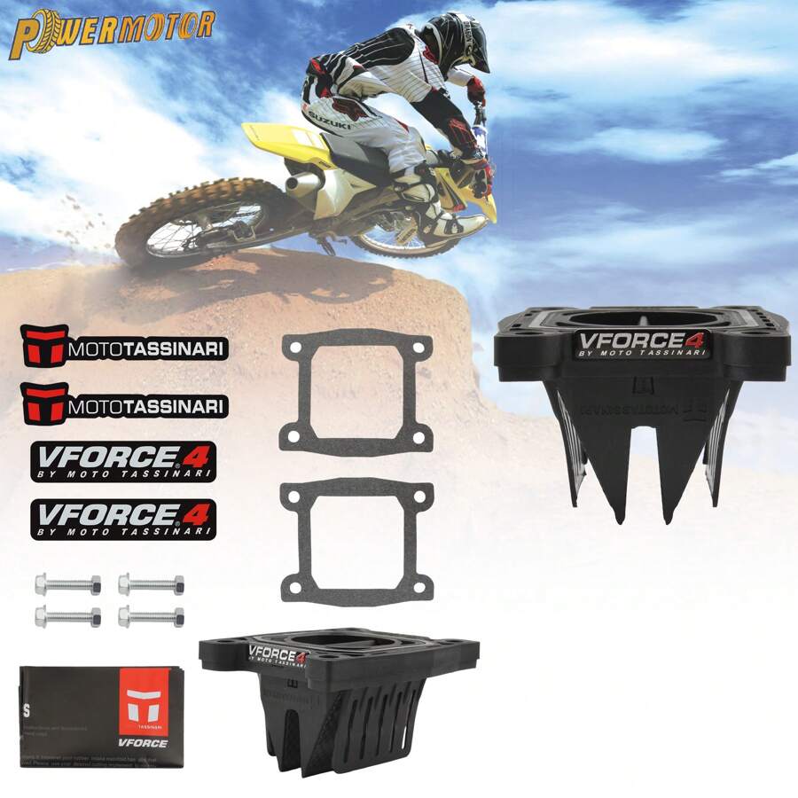 PowerMotor Motorcycles Vforce 4 V4145 Reed Valve For Blaster 200 YFS200 ...