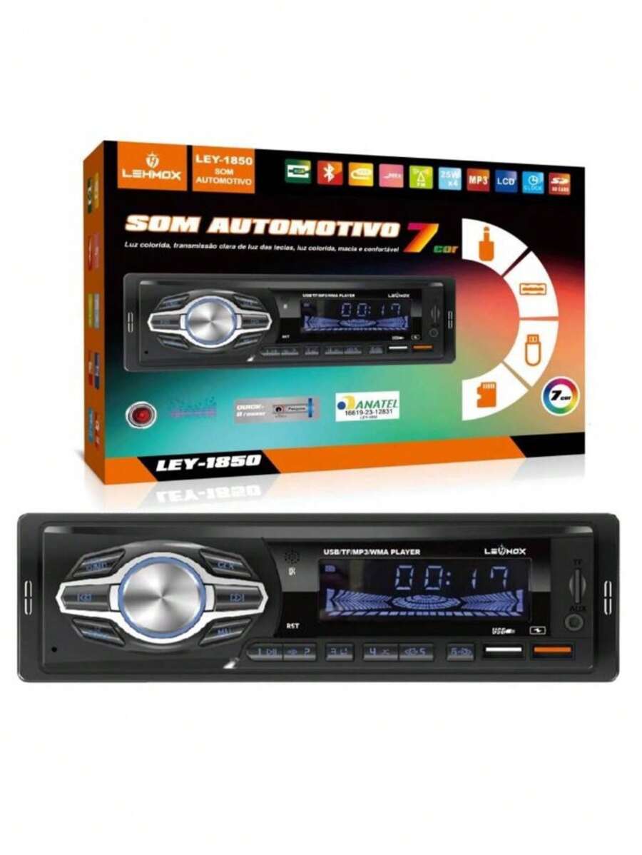 Automotive Radio Mp3 Am/Fm 5G Pendrive P2 With Control Auxiliary Input Player With Remote ...