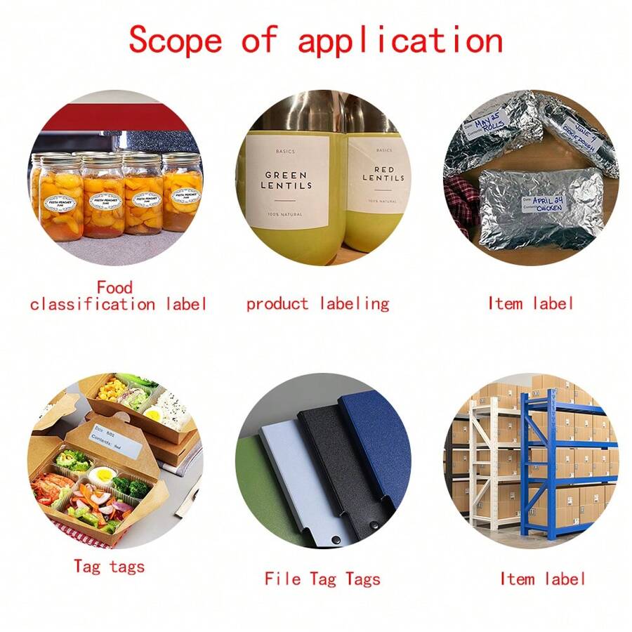 Customized Food Categorizing Labels, Product Labels, Item Labels, Marking Labels, File ...