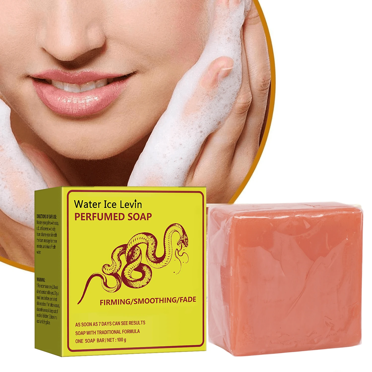 Water ice levin Body Soap With Vitamin C And Coconut Oil, Gentle ...