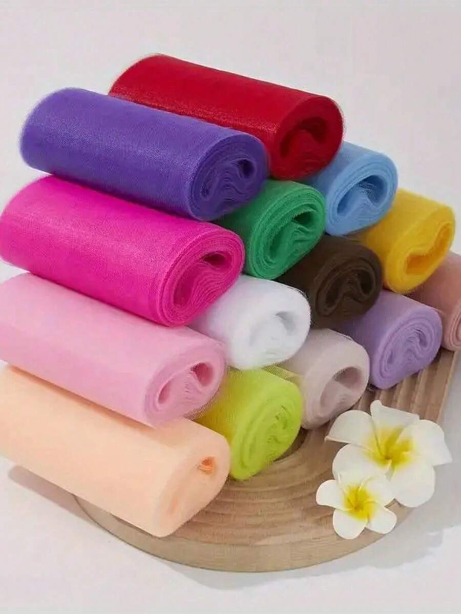 1pc Tulle Roll, 6inch*25yards Tulle Fabric Roll, Tulle Ribbon For DIY ...