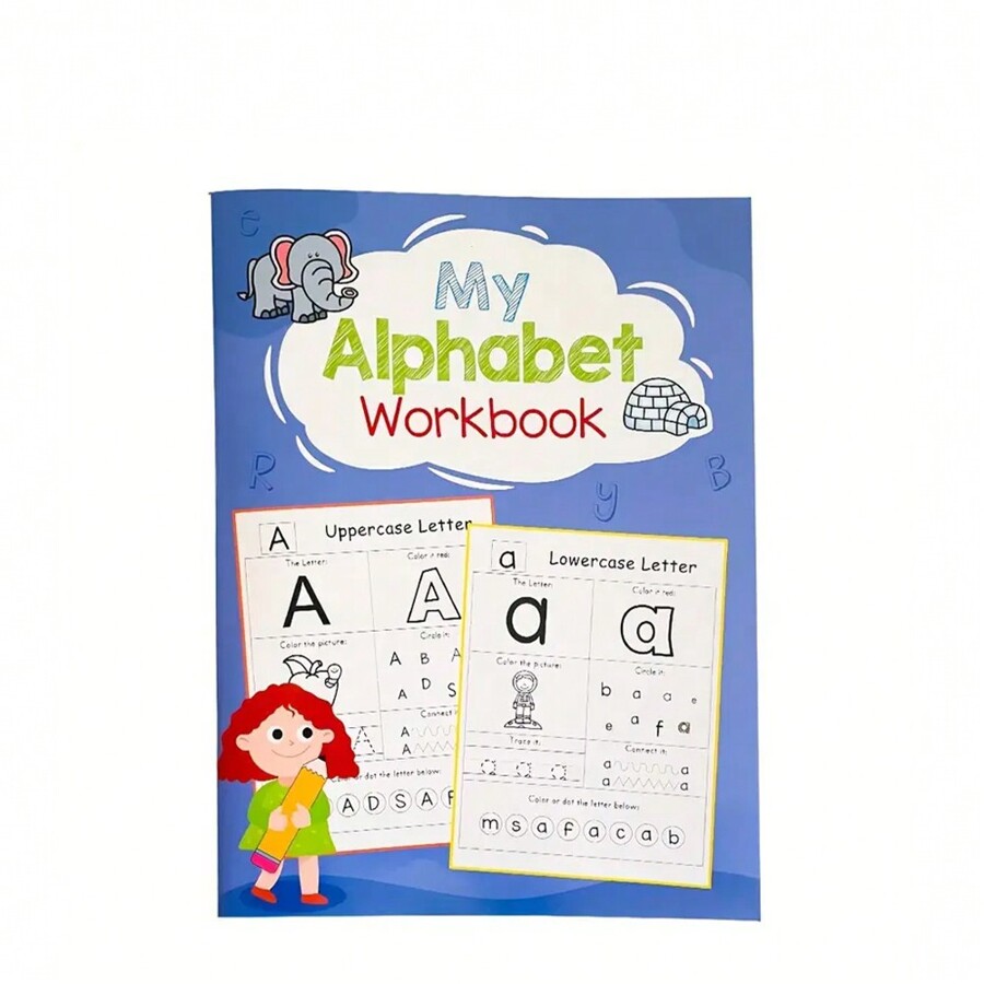 Werkboek voor het traceren van het Engelse alfabet - Kleuren, het ...