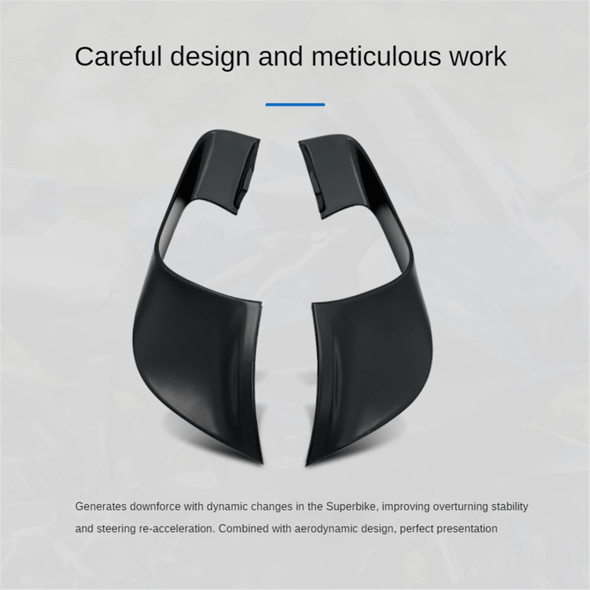 Fixed Wind Wing Motorcycle Aerodynamic Fairing For R7 YZF YZFR7 2021 ...