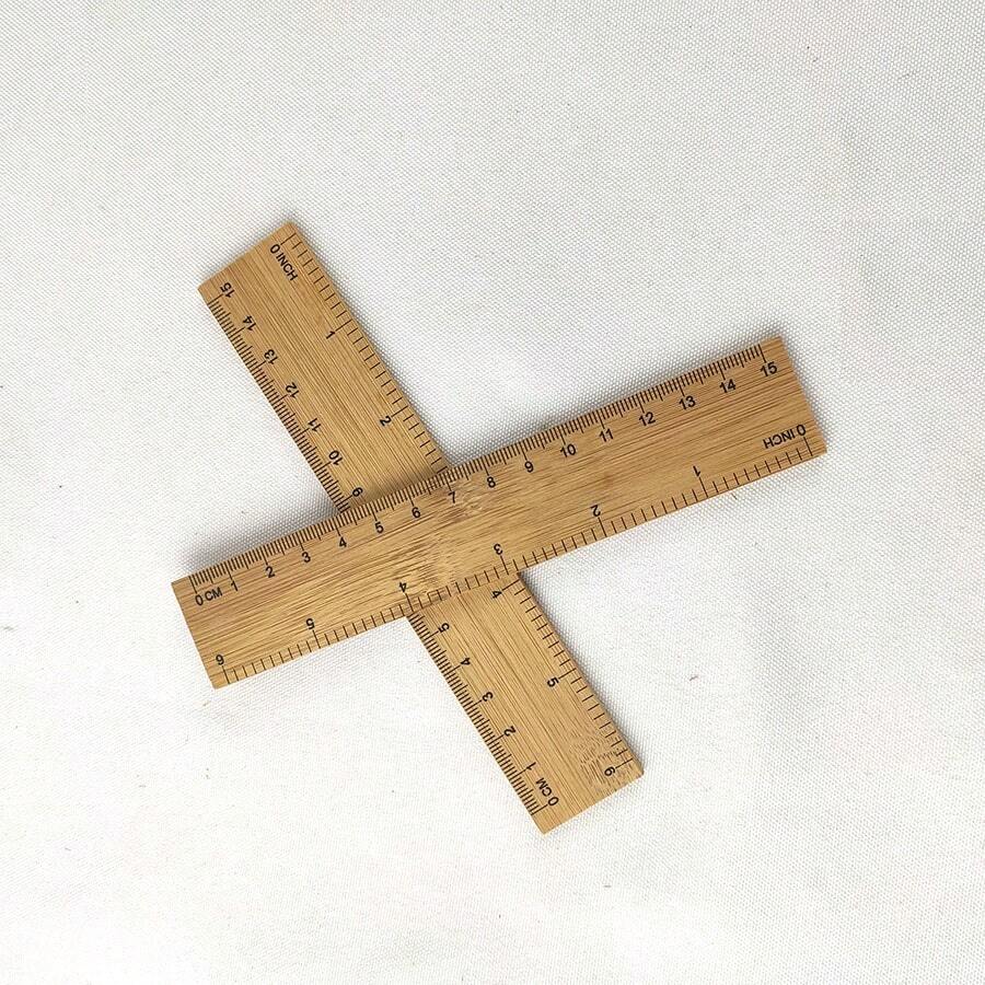 PLANT FUN 20 Packs Bamboo Ruler Student Rulers Bamboo School Rulers ...