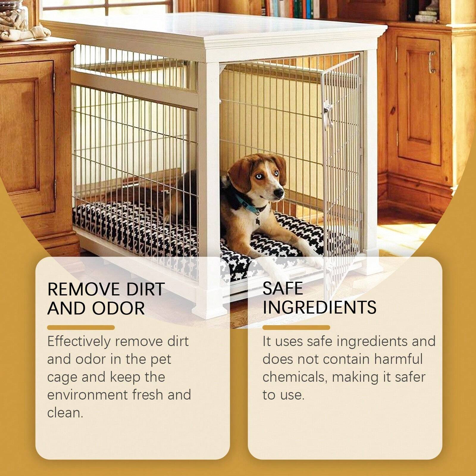 120ml Pet Cage Cleaner To Clean Cat And Dog Odor Cage Basin Toilet ...