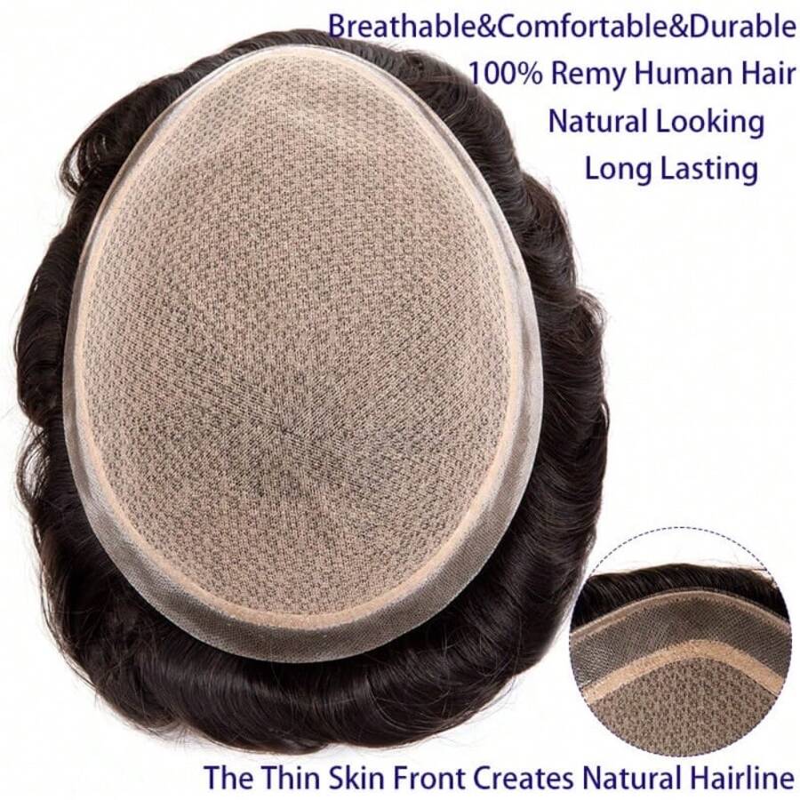 lekika Toupet homme avec base en soie et couvre-filet en diamant ...