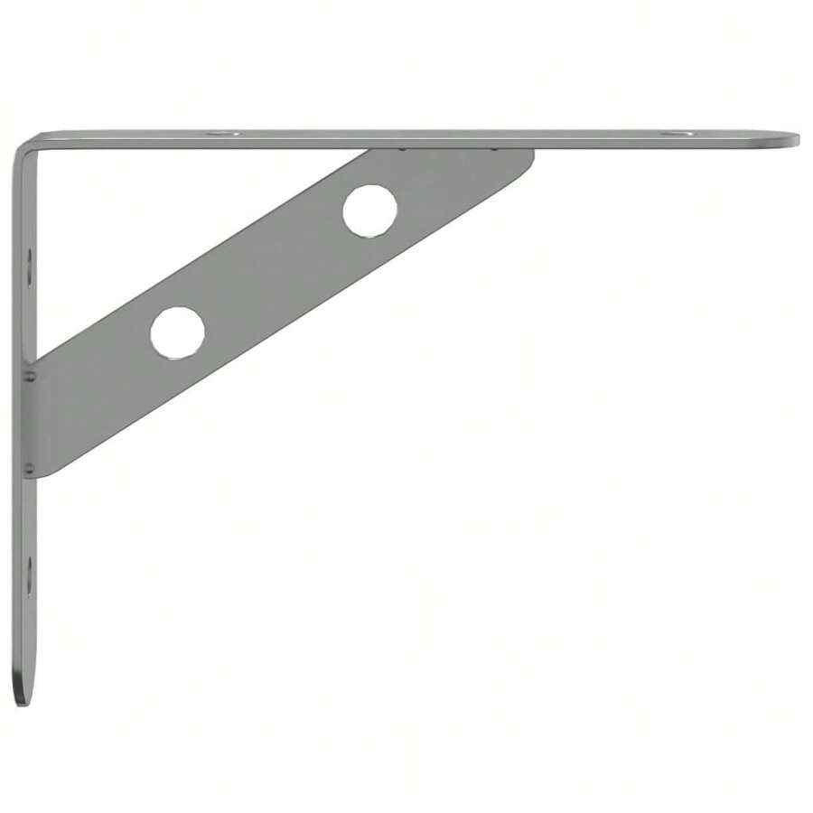 Stainless Steel Shelf Brackets Set Of 4 Heavy Duty 15x2.5x11.5 Cm ...