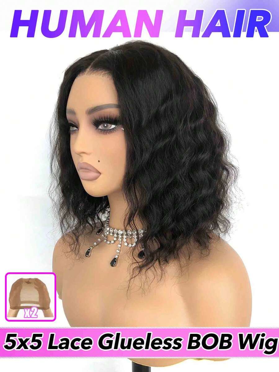 Peluca humana de onda suave, peluca rizada de encaje frontal de cabello ...