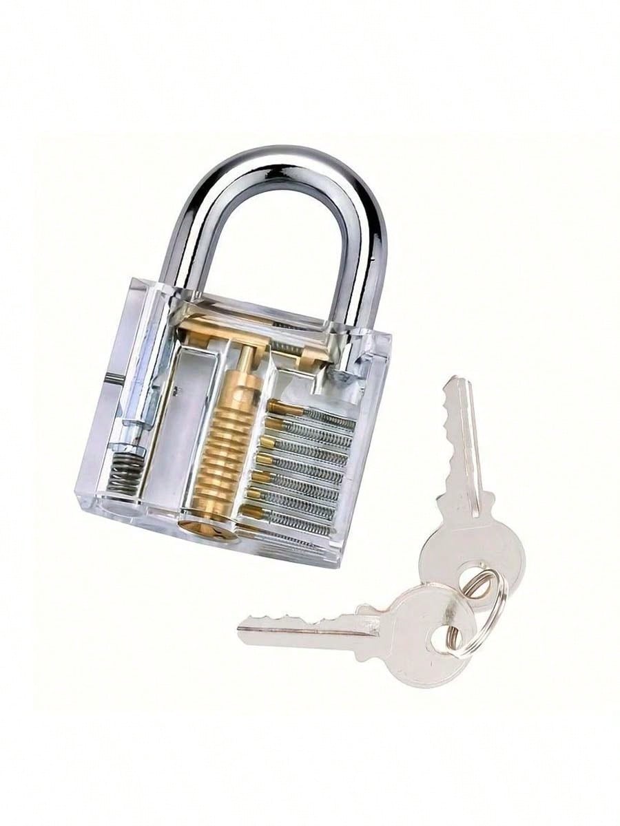 Lock Practice Set - Locksmith Lock Picking Training Kit With Lock, Keys ...