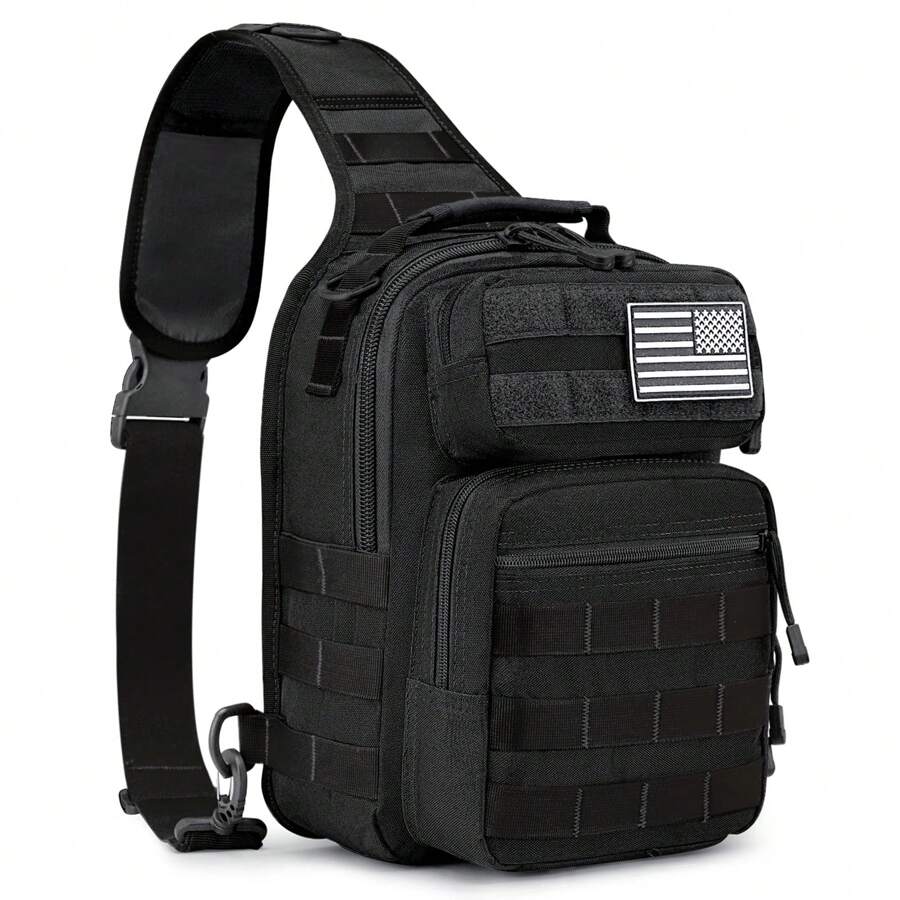 Tactical Sling Bag Backpack Military Rover Shoulder Sling Pack Molle ...