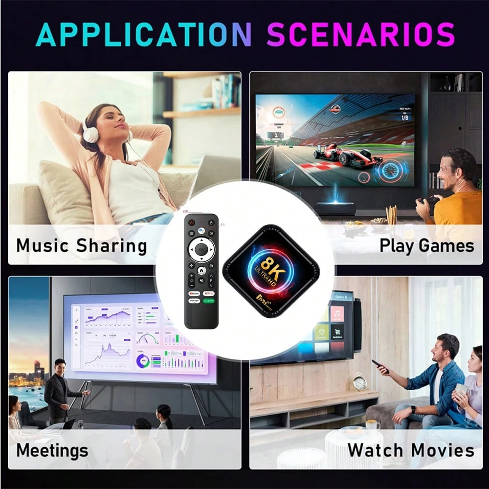 Q96 OHP Tv box smart RK3528 A TV98 da 64GB, Ultra HD 8K, Android 13 ...