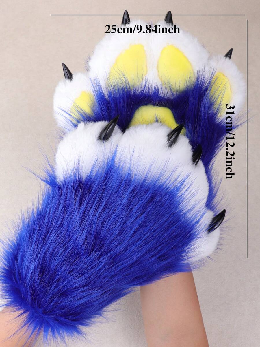 Therian Paws Cozy Furry Paws Faux Fur Costume Paws, Therian Stuff ...