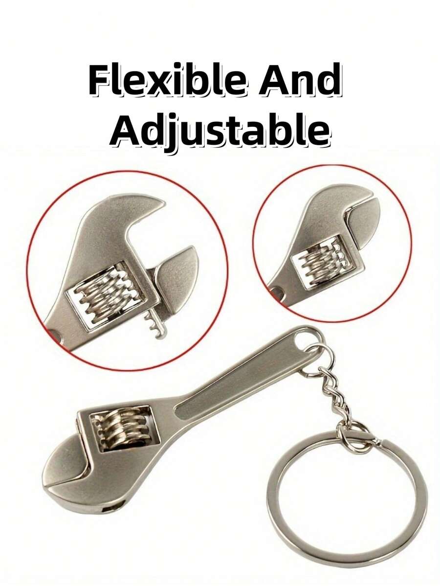 2 PC Outdoor Mini Wrenches & Vernier Caliper Keychain Portable Tools ...