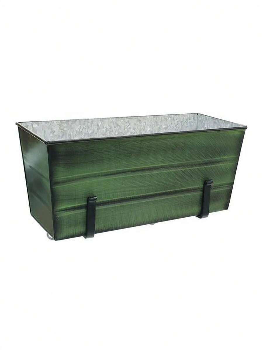 Medium Green Flower Box With Clamp-On Brackets | SHEIN USA