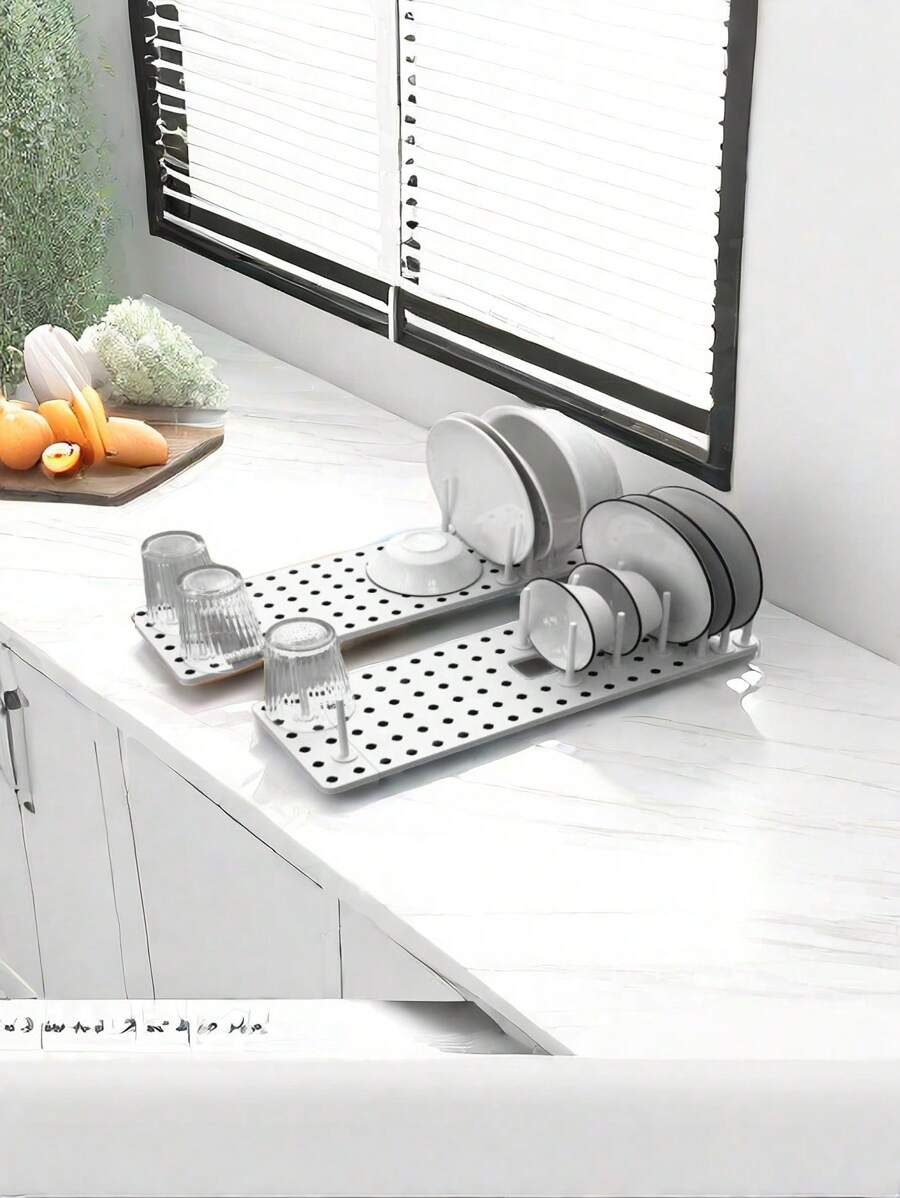 Adjustable Drawer Dividers Organizer Plates & Bowls Storage Separation ...