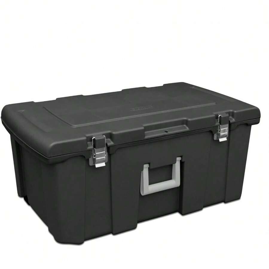 Sterilite Footlocker, Stackable Storage Bin With Latching Lid, Wheels ...
