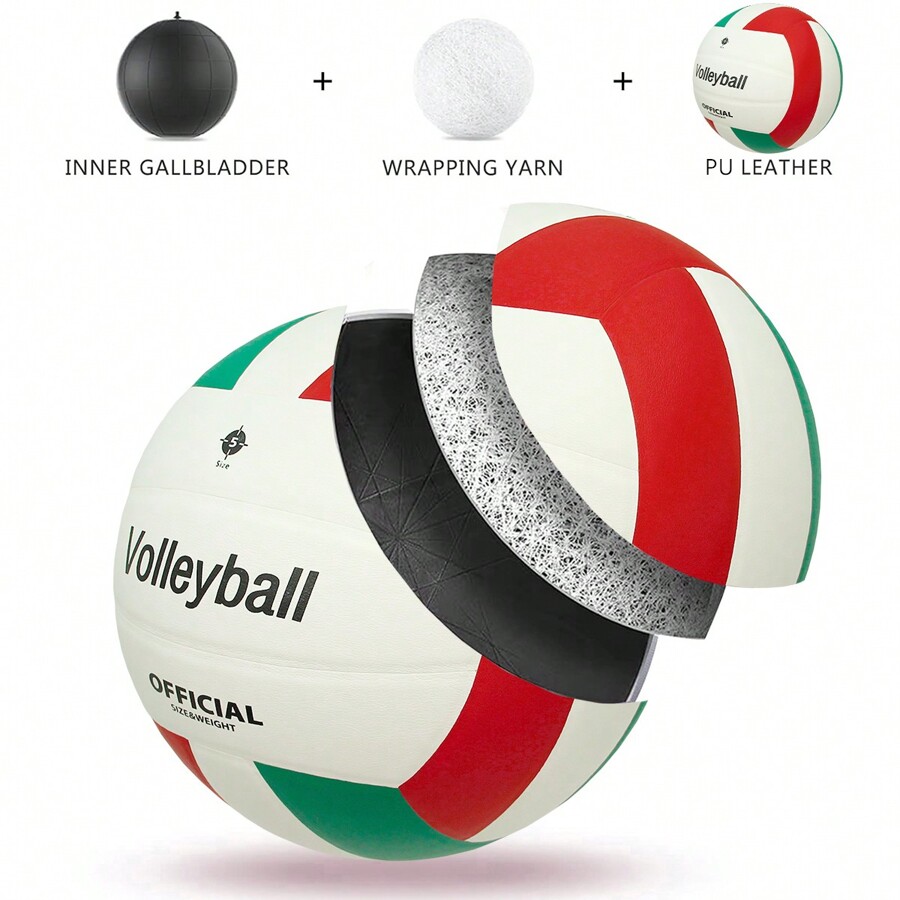 2025 Newest Volleyball Size 5 Volleyball PU Ball For Students Adult And Competition Training ...