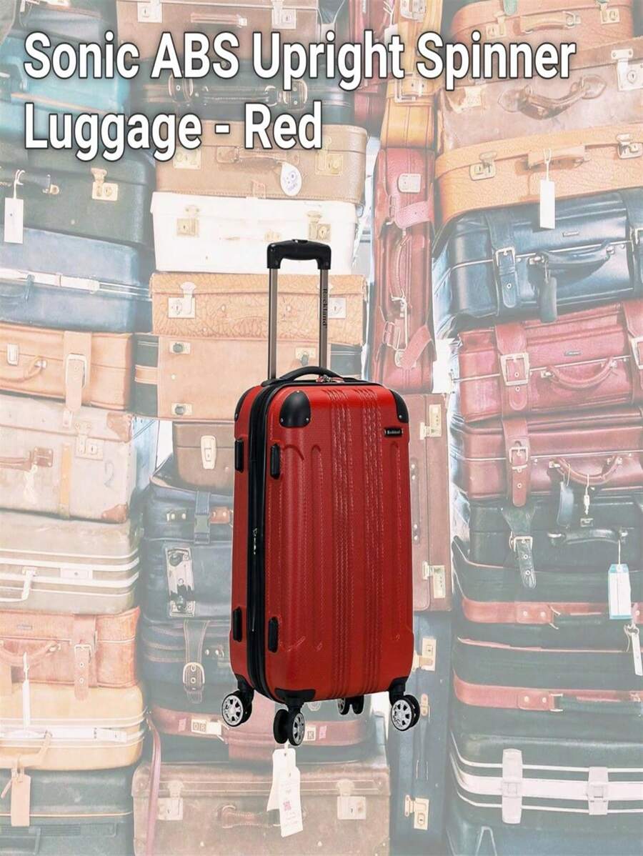 Sonic ABS Upright Spinner Luggage - Red | SHEIN South Africa