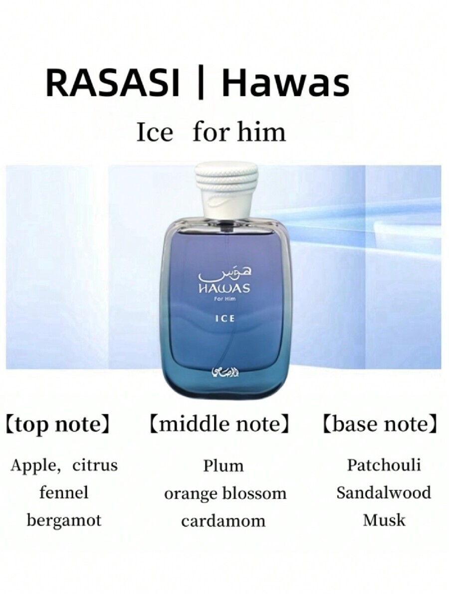 RASASI Hawas Ice For Men EDP – 100Ml (3.4Oz) | SHEIN USA