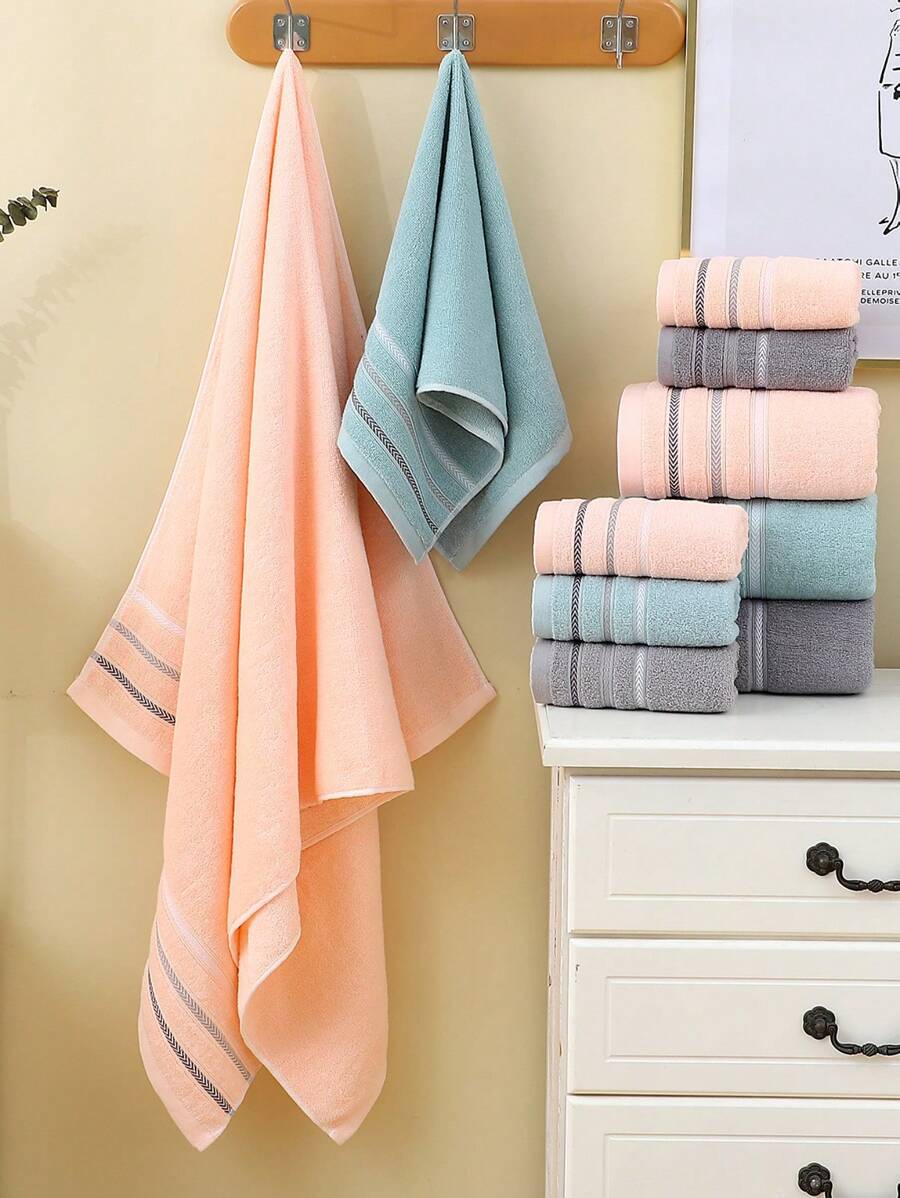 1 Pc Bath Towel, Rectangular, Extra Large & Thick 80*160cm Or Small ...