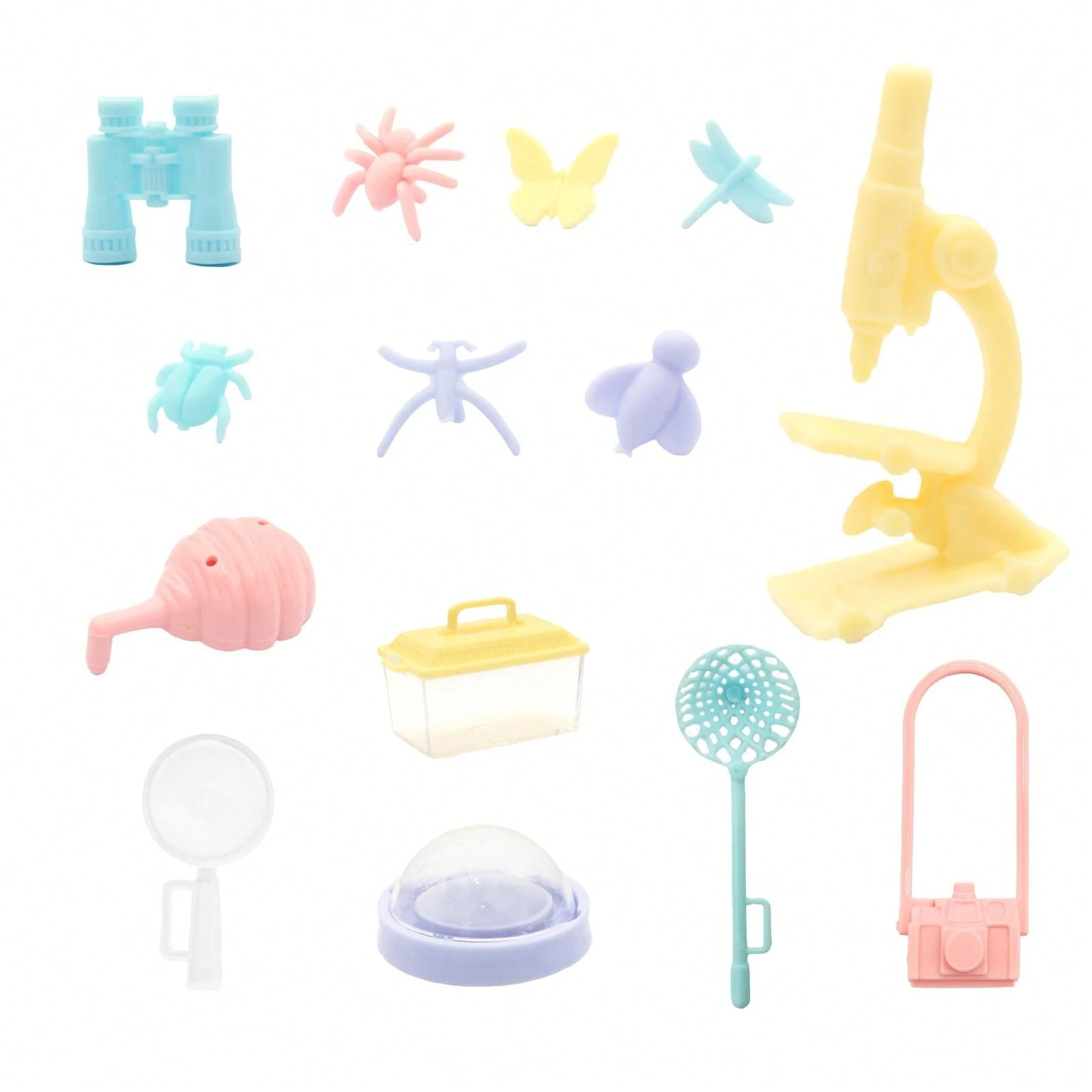14pcs/Set Cute Micro Insect Doll, Insect Observation Specimen Kit ...