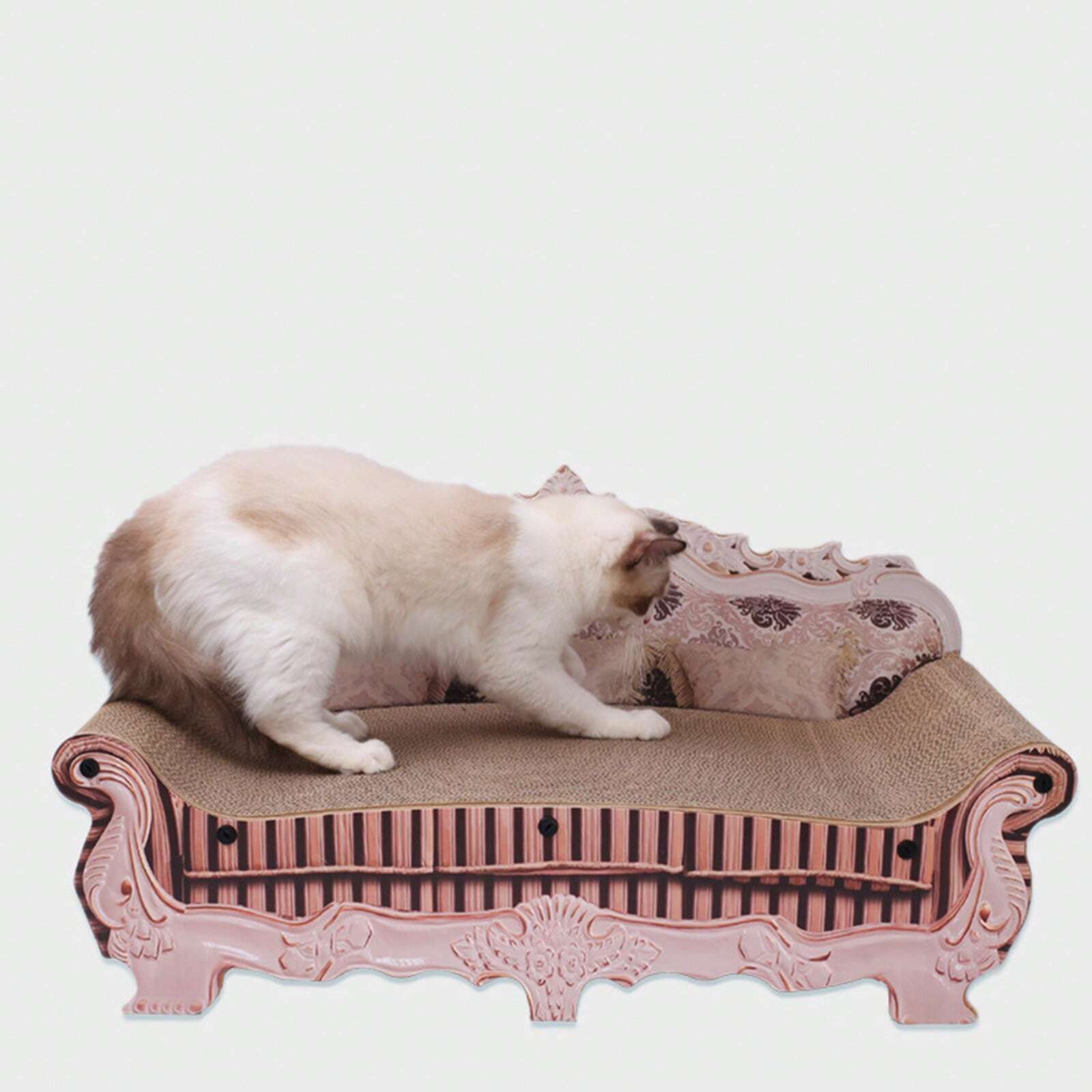 1pc Cat Scratching Lounge Chair, Corrugated Paper, Wear-Resistant ...