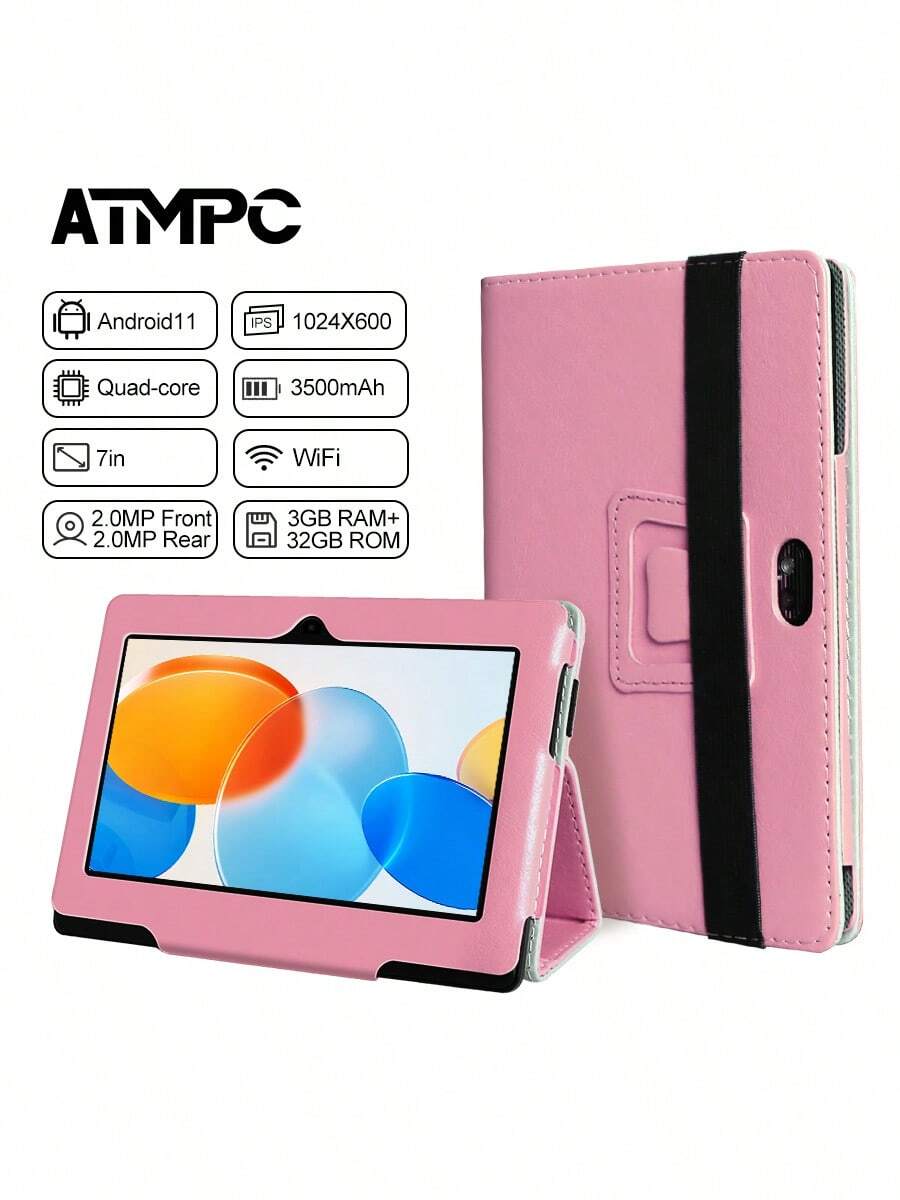 ATMPC 7 Inch Tablet, Android 11, 3GB RAM + 32GB ROM Tablet PC, Quad ...