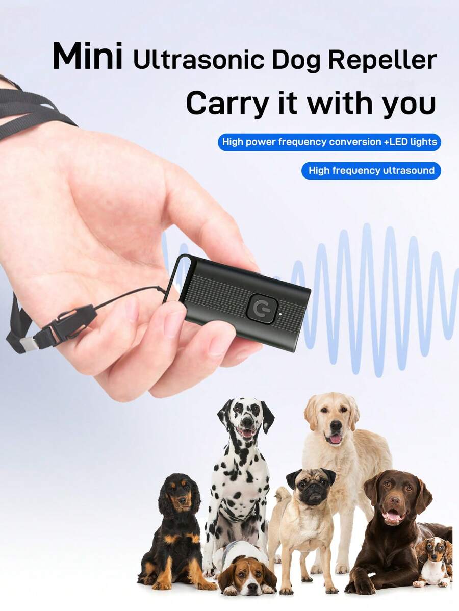 Ultra-Portable Mini Ultra Dog Barking Solution - Instant Calm, Highly ...