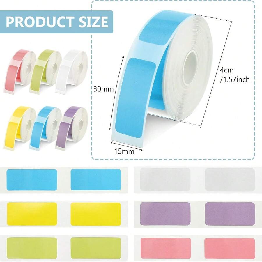 Adhesive Labels For D30 Portable Thermal Bluetooth Label Printer, 0.59 ...
