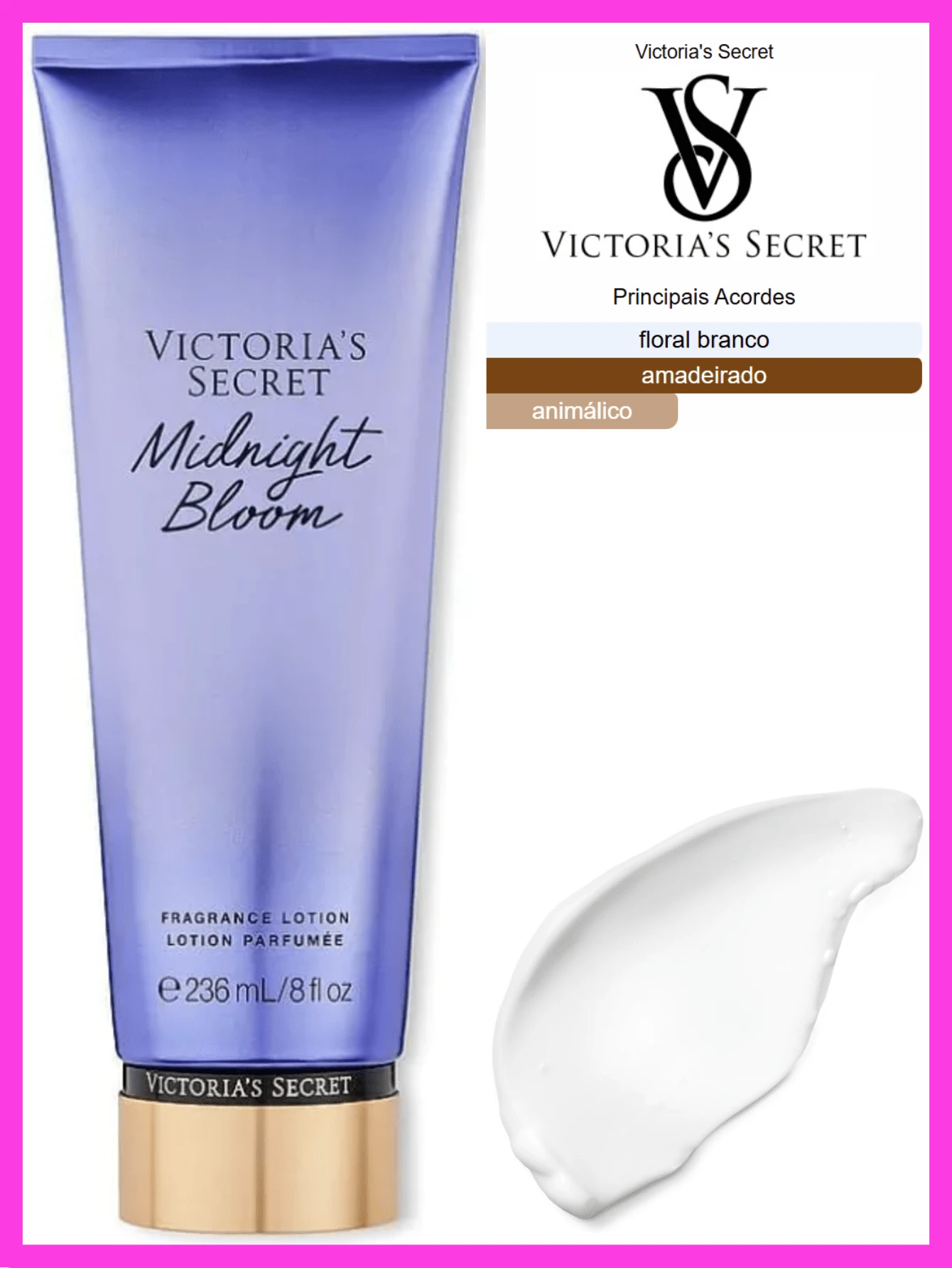 Creme Victorias Secret Midnight Bloom Hidratante Corporal 236ml ...